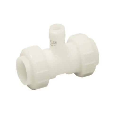 GF Piping Systems SFMT015 - 735310040 Tee, Metric PVDF Union, 50 mm: Heavy Duty Depot