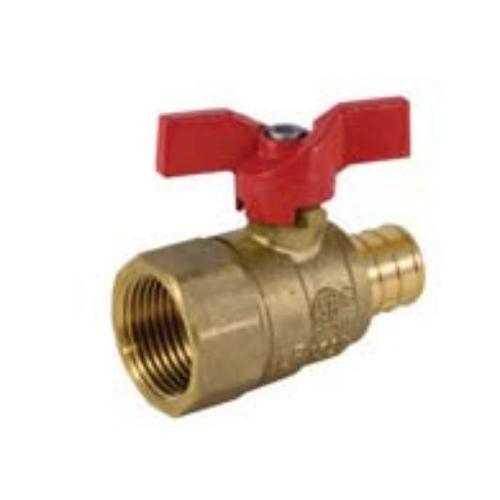 Jomar 113-555PG - T-412G FIP T-Handle Lead Free Brass Ball Valve 1": Heavy Duty Depot