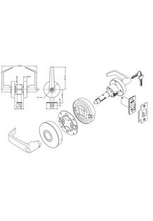 Master Lock SLCHKE26D - Heavy Duty Entry Cylindrical Lever: Heavy Duty Depot